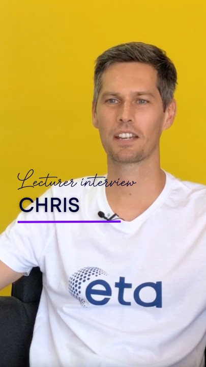 eta on LinkedIn: eta Interview with lecturer Chris eta on LinkedIn: eta Interview with lecturer Chris