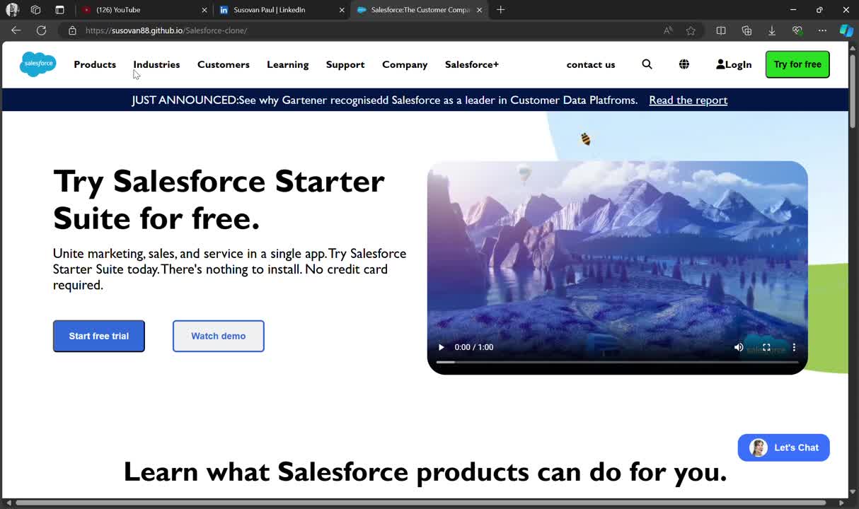 Susovan Paul on LinkedIn: #webdevelopment #html #css #salesforceclone Susovan Paul on LinkedIn: #webdevelopment #html #css #salesforceclone