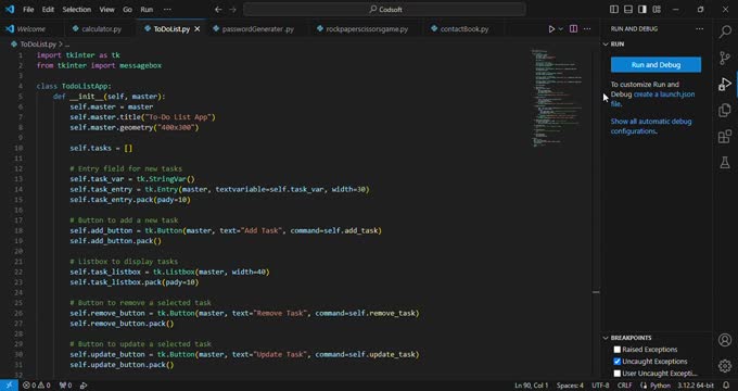 sejal shukla on LinkedIn: #python #programming #todolist #internship # ... sejal shukla on LinkedIn: #python #programming #todolist #internship # ...