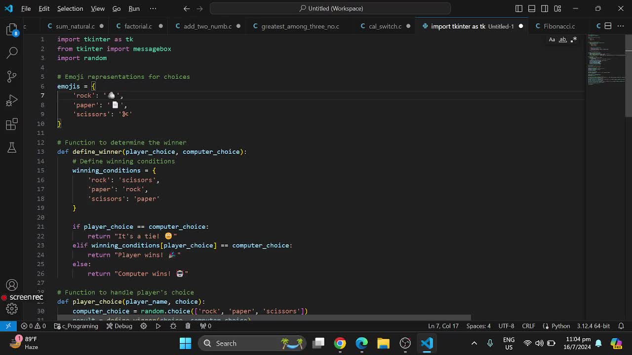 Rajat Raj on LinkedIn: #internship #python #gamedev #cipherbyte Rajat Raj on LinkedIn: #internship #python #gamedev #cipherbyte