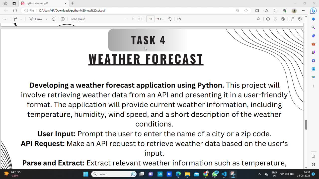 Aryan Raj on LinkedIn: #internship #task #python #pythonprogramming # ... Aryan Raj on LinkedIn: #internship #task #python #pythonprogramming # ...