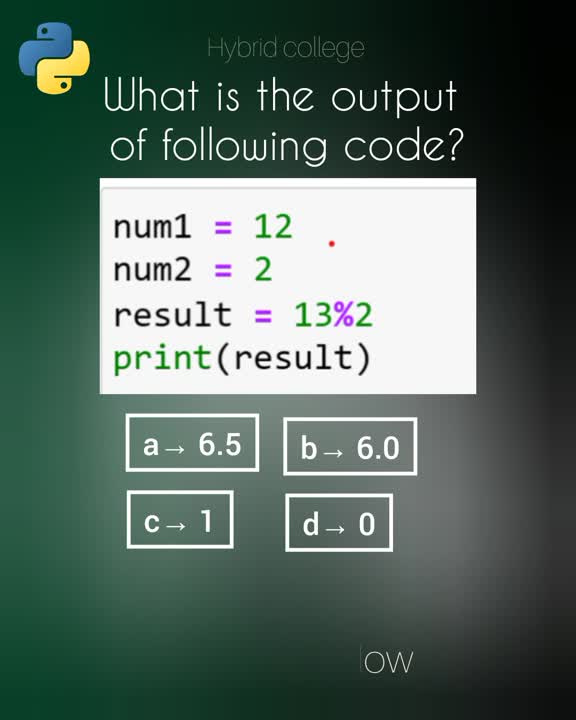 Soonha Soomro on LinkedIn: #quiz #pythonquiz #pythonprogramminglanguage ... Soonha Soomro on LinkedIn: #quiz #pythonquiz #pythonprogramminglanguage ...