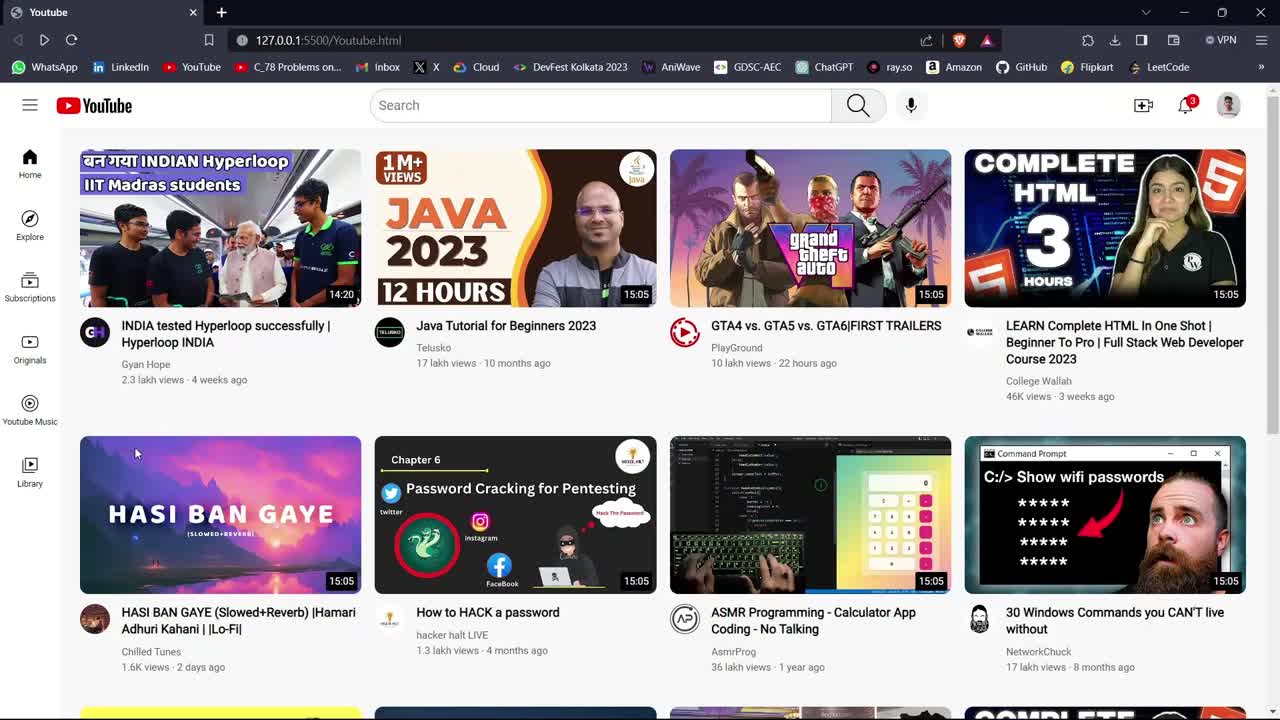 Sujal Barnwal on LinkedIn: #youtubeclone #html #css #webdevelopment # ... Sujal Barnwal on LinkedIn: #youtubeclone #html #css #webdevelopment # ...