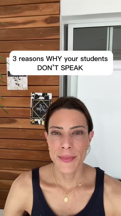 Bruna Mendes on LinkedIn: 3 reasons why your students don’t speak and ... Bruna Mendes on LinkedIn: 3 reasons why your students don’t speak and ...