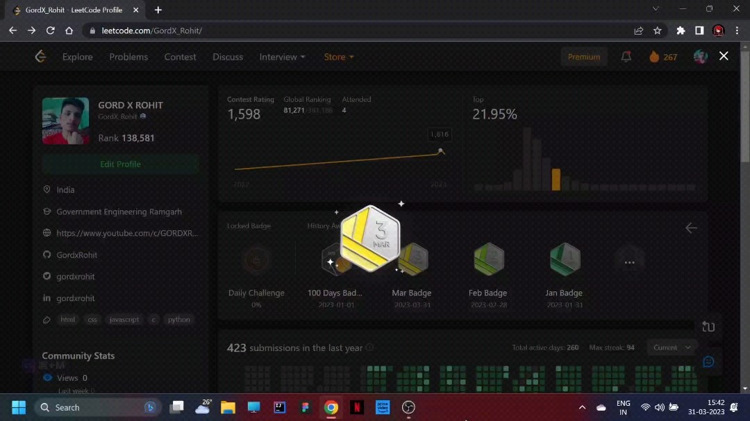 Rohit Kumar Mandal on LinkedIn: #leetcode #codingchallenge #coding #dsa ... Rohit Kumar Mandal on LinkedIn: #leetcode #codingchallenge #coding #dsa ...