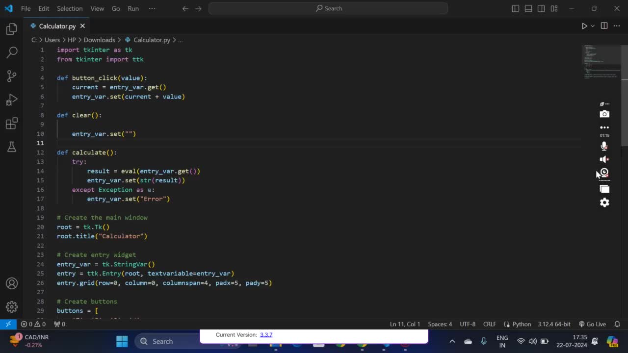 Prachi Sonava on LinkedIn: #pythonprogramming #codsoft Prachi Sonava on LinkedIn: #pythonprogramming #codsoft