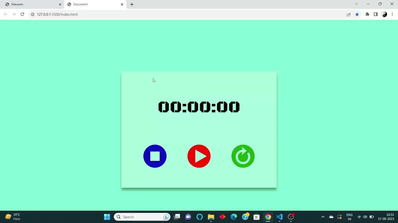 Adarsh Singh on LinkedIn: Simple Stop Watch using HTML, CSS and JavaScript Adarsh Singh on LinkedIn: Simple Stop Watch using HTML, CSS and JavaScript