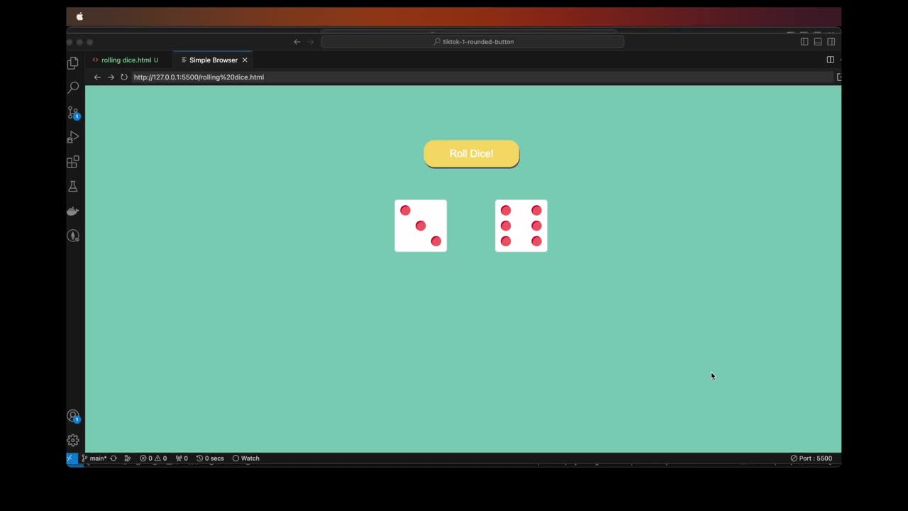 saugat thapa on LinkedIn: rolling dice using css and js github: https ... saugat thapa on LinkedIn: rolling dice using css and js github: https ...