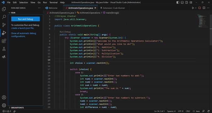 Shreyas Khedkar on LinkedIn: #technohacksedutech #internship #java Shreyas Khedkar on LinkedIn: #technohacksedutech #internship #java