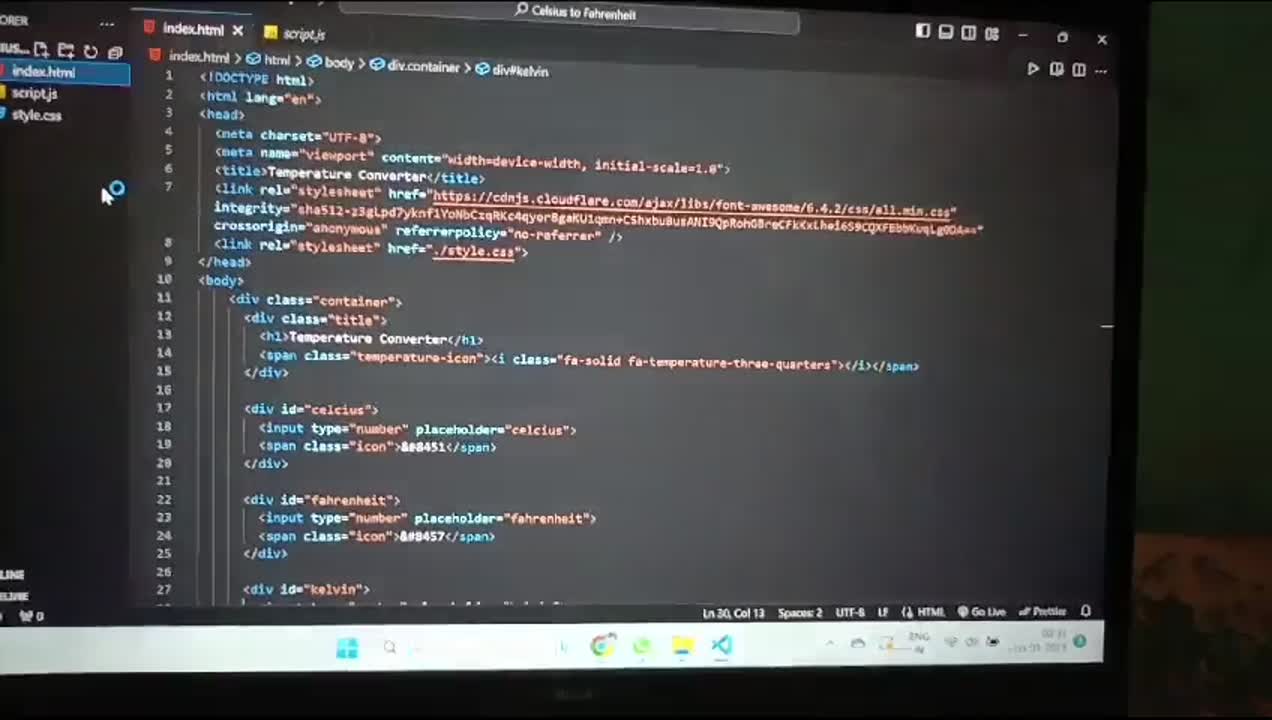 Md Danish on LinkedIn: #html #css #javascript #temperatureconverter # ... Md Danish on LinkedIn: #html #css #javascript #temperatureconverter # ...