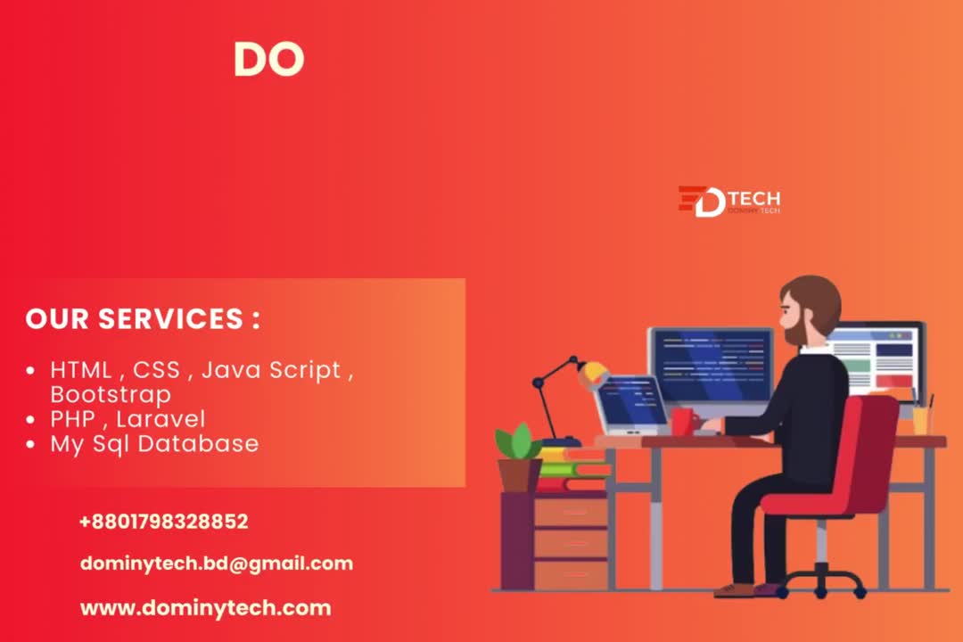 Dominy Tech on LinkedIn: We will be your backend developer using php ... Dominy Tech on LinkedIn: We will be your backend developer using php ...