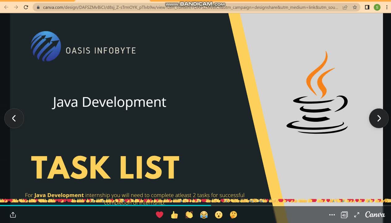 Satyam Pandey on LinkedIn: #intern #oasisinfobyte #javaprogramming #java Satyam Pandey on LinkedIn: #intern #oasisinfobyte #javaprogramming #java