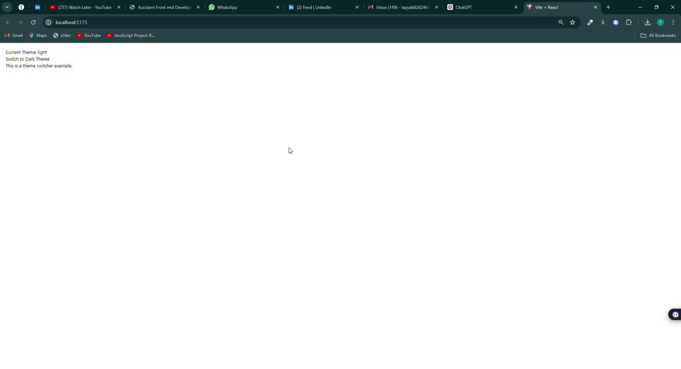Tayyab Javed on LinkedIn: #reactjs #webdevelopment #themeswitcher # ... Tayyab Javed on LinkedIn: #reactjs #webdevelopment #themeswitcher # ...