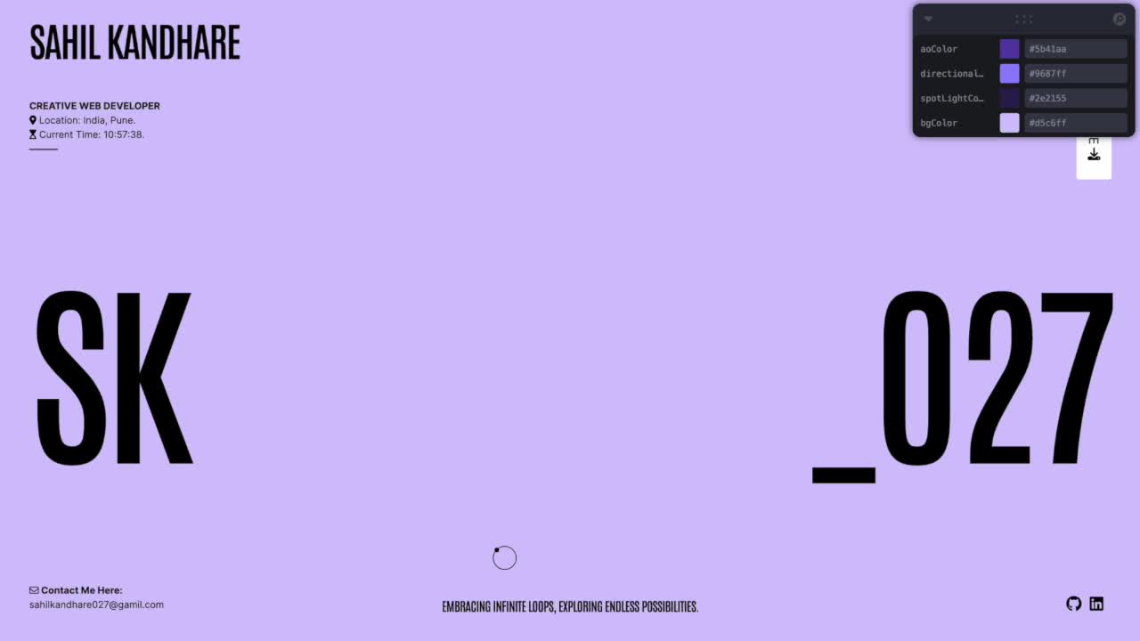 Sahil Kandhare on LinkedIn: #webgl #reactjs #threejs #r3f #weekendproject Sahil Kandhare on LinkedIn: #webgl #reactjs #threejs #r3f #weekendproject