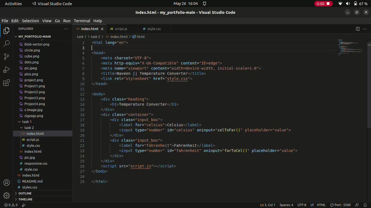 Naveen Kumar on LinkedIn: #connections #task2 #webdevelopment # ... Naveen Kumar on LinkedIn: #connections #task2 #webdevelopment # ...