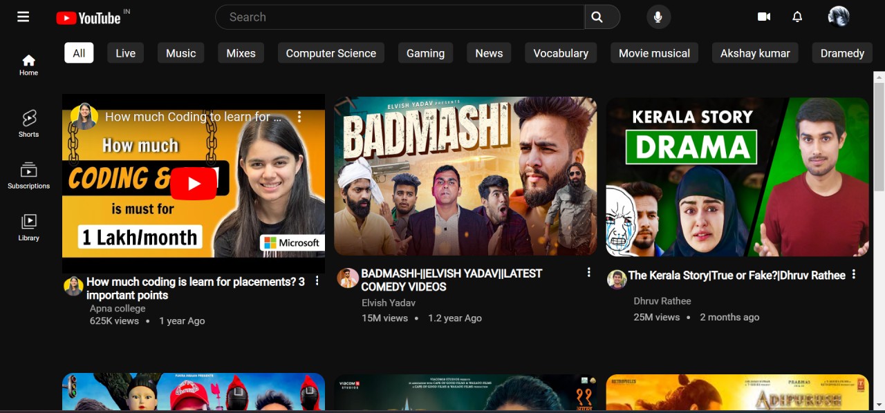 Vivek Yadav on LinkedIn: #webdevelopment #css #html #youtubeclone Vivek Yadav on LinkedIn: #webdevelopment #css #html #youtubeclone