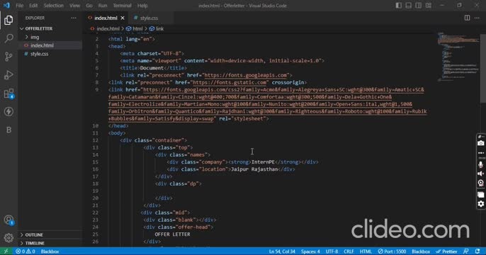 📢 Completed a project to clone InternPe's offer letter using HTML and ... 📢 Completed a project to clone InternPe's offer letter using HTML and ...