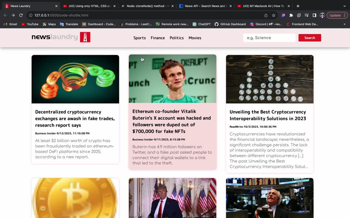 Pranay Raj on LinkedIn: #javascript #webdevelopment #newsapp #tech Pranay Raj on LinkedIn: #javascript #webdevelopment #newsapp #tech