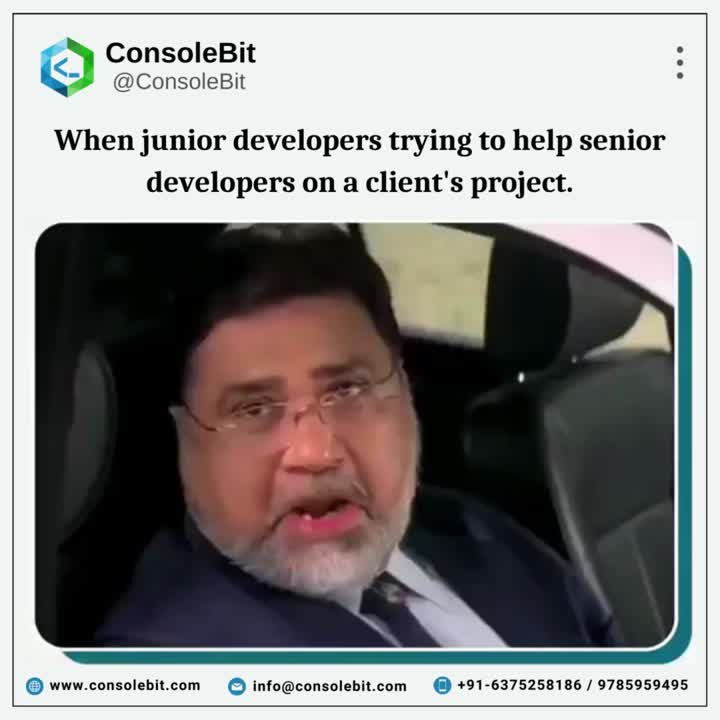 ConsoleBit Technologies Pvt. Ltd. on LinkedIn: #programmingmeme # ... ConsoleBit Technologies Pvt. Ltd. on LinkedIn: #programmingmeme # ...