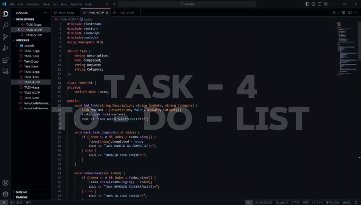 Yash Naik on LinkedIn: #cplusplus #programming #internship #codesoft # ... Yash Naik on LinkedIn: #cplusplus #programming #internship #codesoft # ...