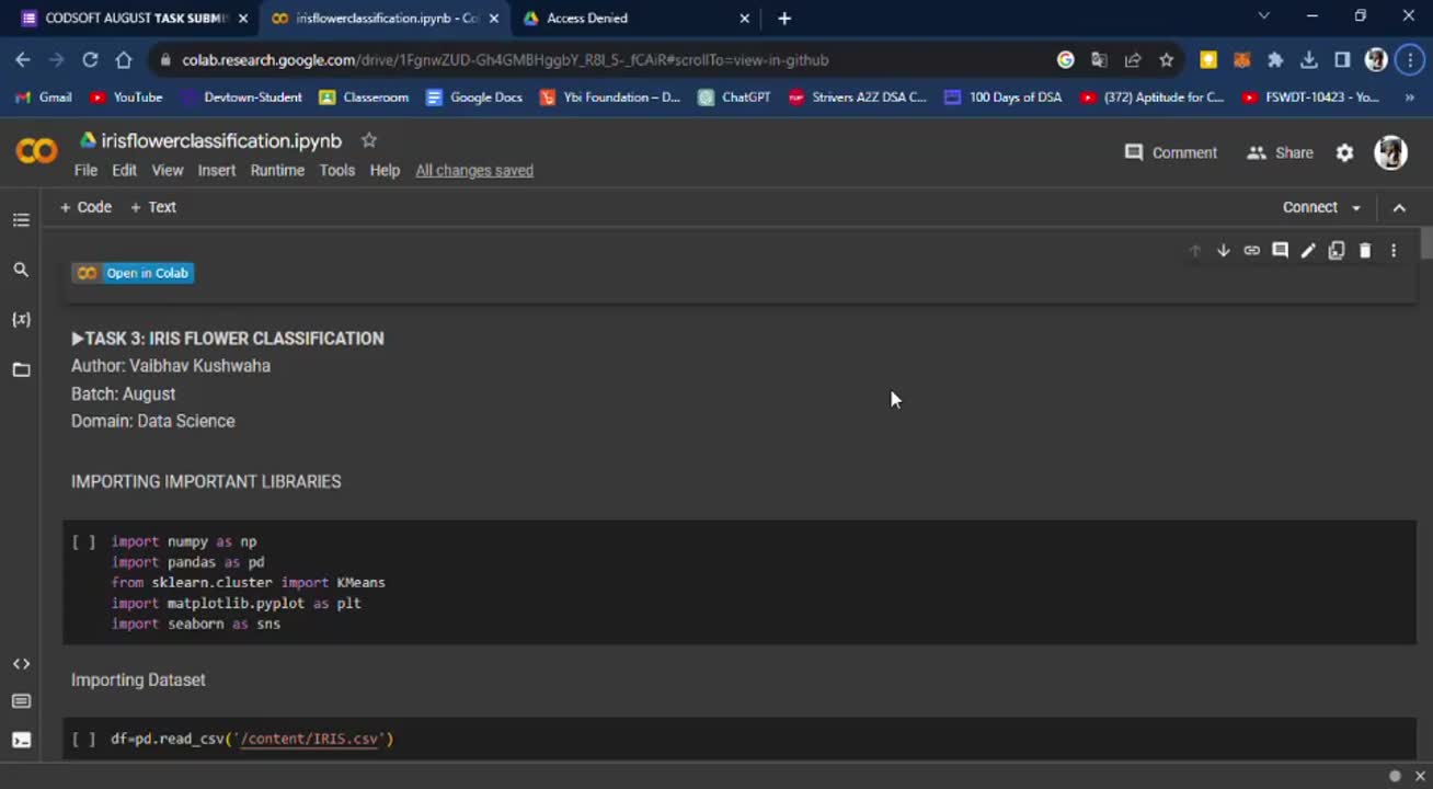 Vaibhav Kushwaha on LinkedIn: #datascienceinternship #codsoft #internship Vaibhav Kushwaha on LinkedIn: #datascienceinternship #codsoft #internship