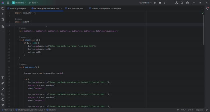 Kishan Patel on LinkedIn: #javaprogramming #codsoftinternship Kishan Patel on LinkedIn: #javaprogramming #codsoftinternship