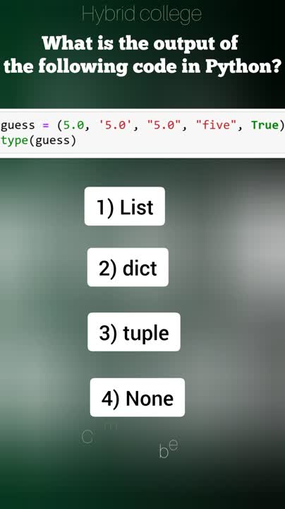 Soonha Soomro on LinkedIn: #python #pythonquestion #softwaredeveloper # ... Soonha Soomro on LinkedIn: #python #pythonquestion #softwaredeveloper # ...