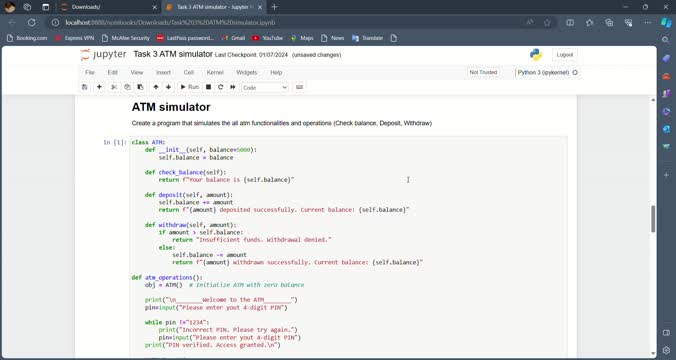 Akshata Nagare on LinkedIn: #pythonprogramming #atmsimulation # ... Akshata Nagare on LinkedIn: #pythonprogramming #atmsimulation # ...