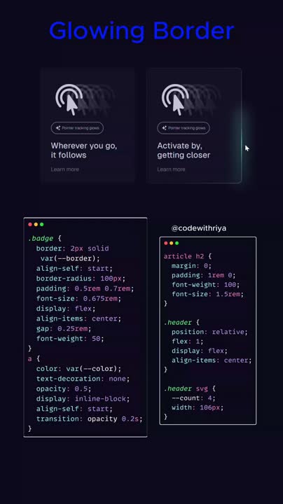 Kundan K. on LinkedIn: Glowing Border effect using CSSπ₯ Do Like π ... Kundan K. on LinkedIn: Glowing Border effect using CSSπ₯ Do Like π ...