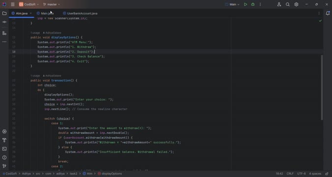Aditya Salave on LinkedIn: #codesoft #javaprogramming #internship Aditya Salave on LinkedIn: #codesoft #javaprogramming #internship