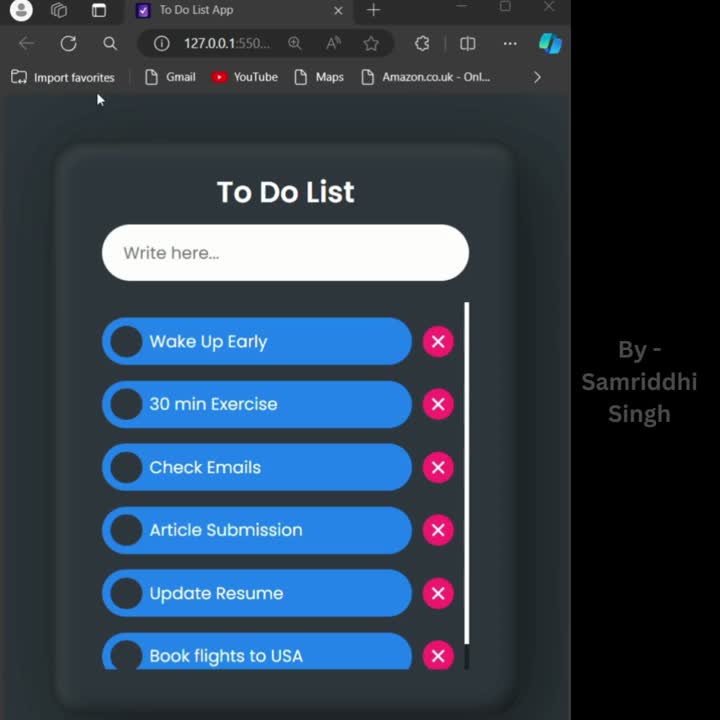 Samriddhi Singh on LinkedIn: #internpe #todoapp #webdevelopment # ... Samriddhi Singh on LinkedIn: #internpe #todoapp #webdevelopment # ...