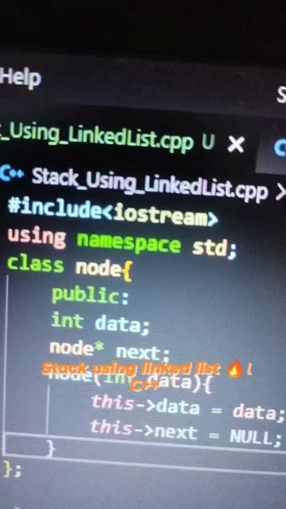 Shrikant . on LinkedIn: #linkedlist #cpp #stack Shrikant . on LinkedIn: #linkedlist #cpp #stack
