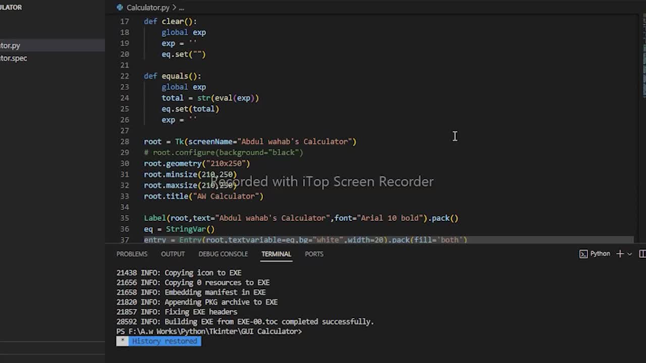 Abdul Wahab on LinkedIn: #python #gui #tkinter #desktopapplication Abdul Wahab on LinkedIn: #python #gui #tkinter #desktopapplication