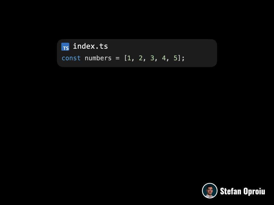 Stefan Oproiu on LinkedIn: #typescript #javascript Stefan Oproiu on LinkedIn: #typescript #javascript