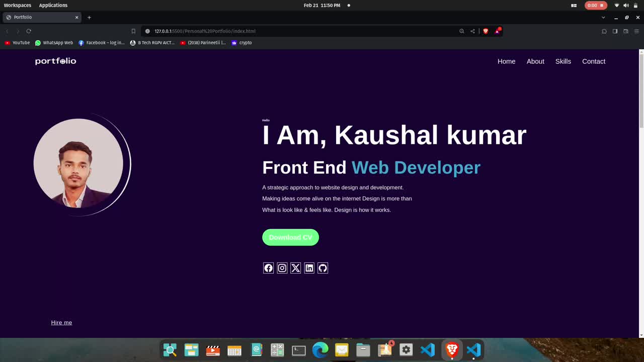 kaushal kumar on LinkedIn: #codesoft #codesoftinternship #portfolio # ... kaushal kumar on LinkedIn: #codesoft #codesoftinternship #portfolio # ...