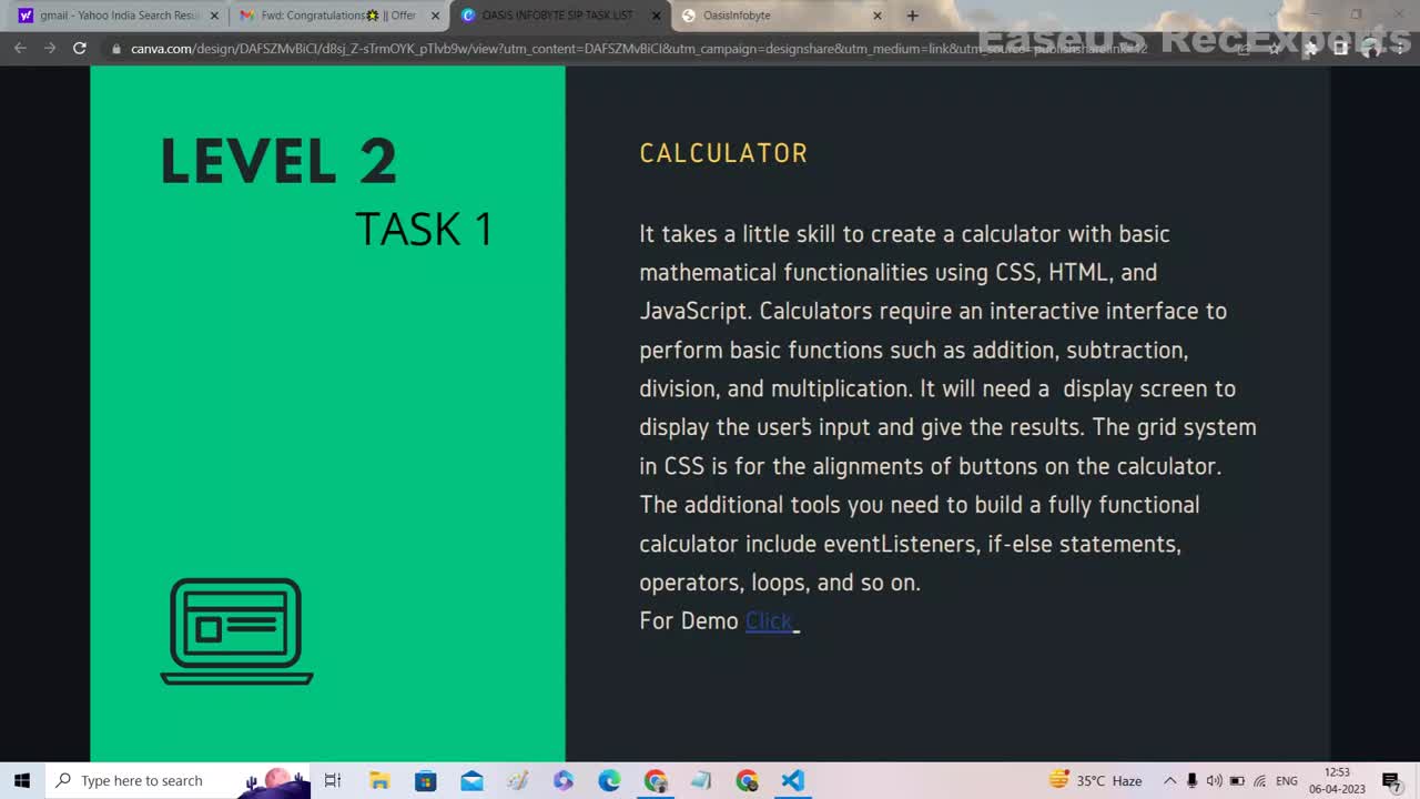 Raj Aryan on LinkedIn: #oasisinfobyte #html #css #javascript #intenship ... Raj Aryan on LinkedIn: #oasisinfobyte #html #css #javascript #intenship ...