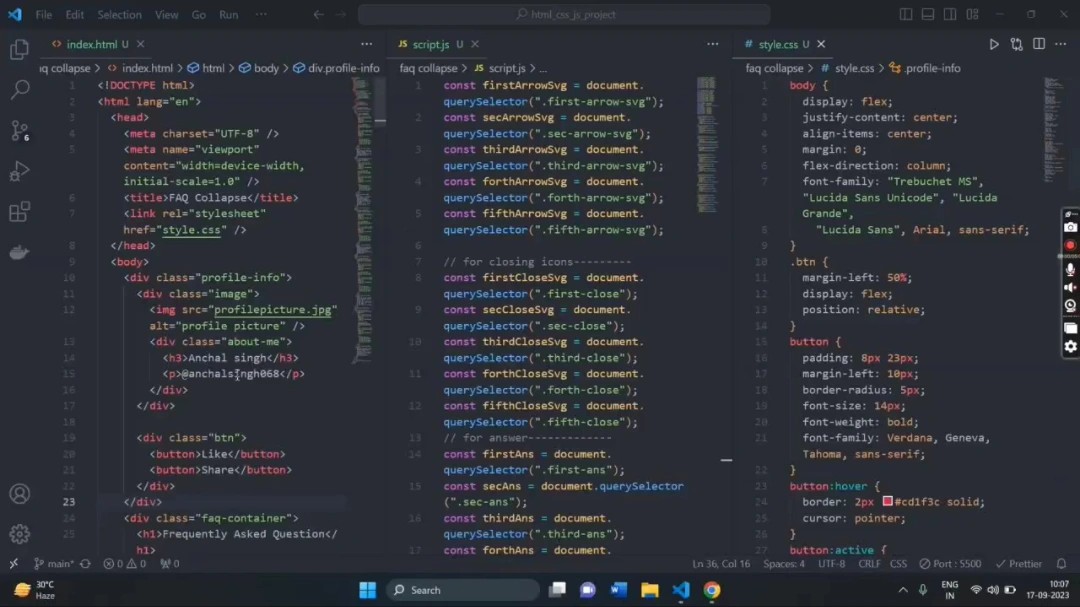 Anchal Singh on LinkedIn: #html #css #javascript #cse #softwareengineers Anchal Singh on LinkedIn: #html #css #javascript #cse #softwareengineers