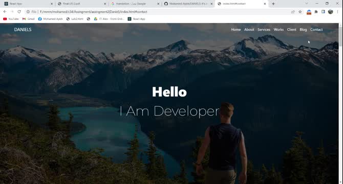 Mohamed Ayish on LinkedIn: #html5 #css3 #bootstrap5 #javascript # ... Mohamed Ayish on LinkedIn: #html5 #css3 #bootstrap5 #javascript # ...