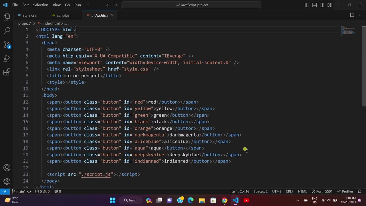 Ashutosh Maurya on LinkedIn: # JavaScript Project 1 # Background color ... Ashutosh Maurya on LinkedIn: # JavaScript Project 1 # Background color ...
