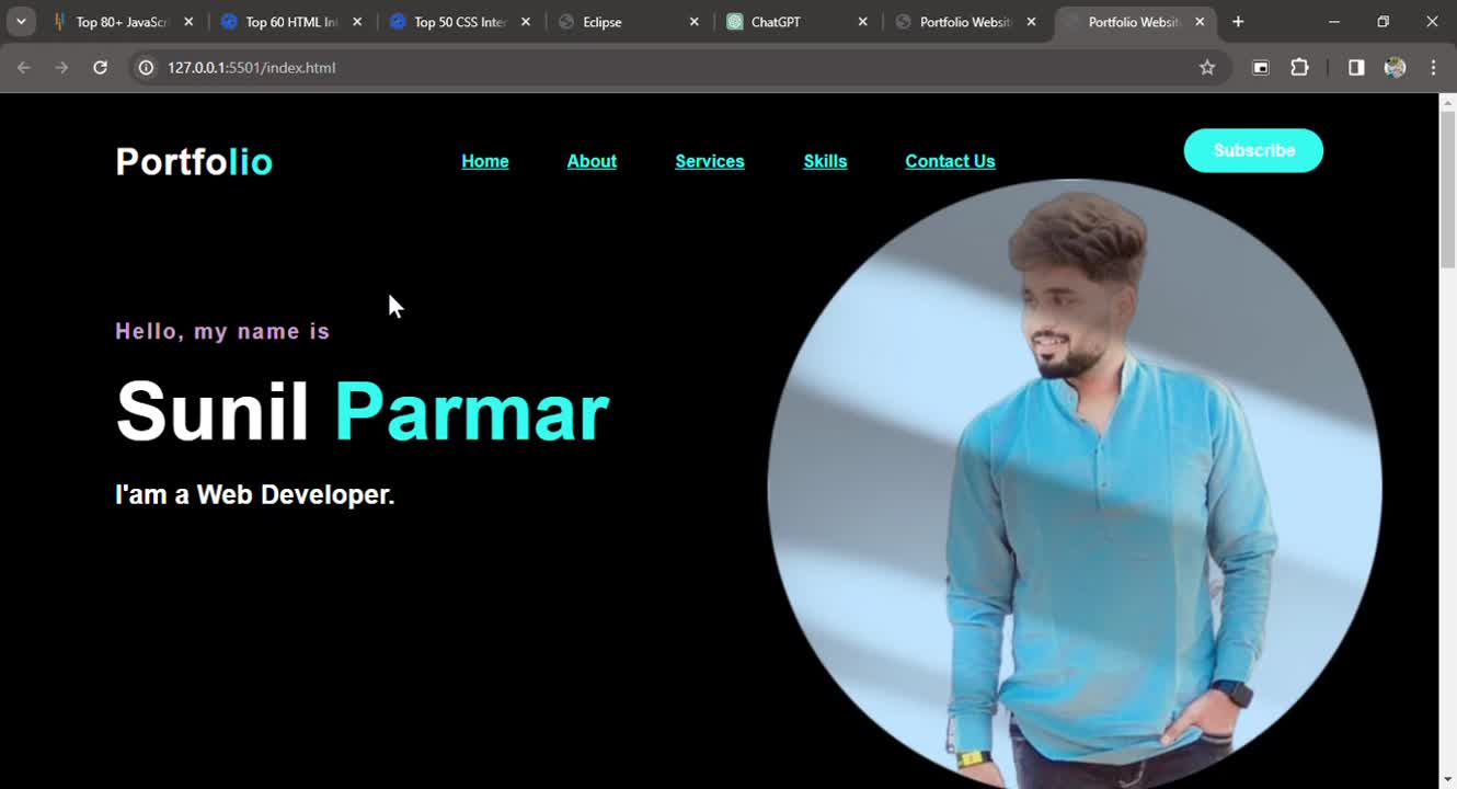 Sunil Parmar on LinkedIn: #portfoliowebsite #html #css #webdesign # ... Sunil Parmar on LinkedIn: #portfoliowebsite #html #css #webdesign # ...