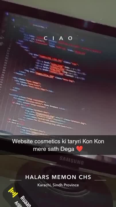 Hunain Arif on LinkedIn: website ki taryari html css JavaScript js ️ Hunain Arif on LinkedIn: website ki taryari html css JavaScript js ️