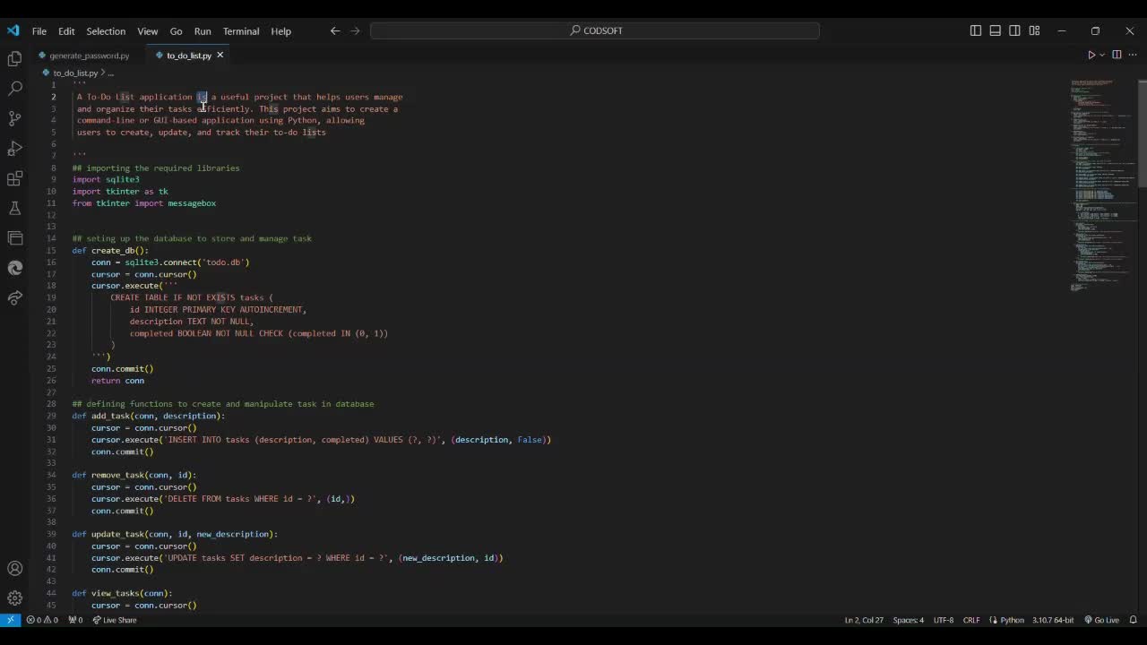 Rishabh Rajput on LinkedIn: #tkinter #internship #python #sqlite # ... Rishabh Rajput on LinkedIn: #tkinter #internship #python #sqlite # ...