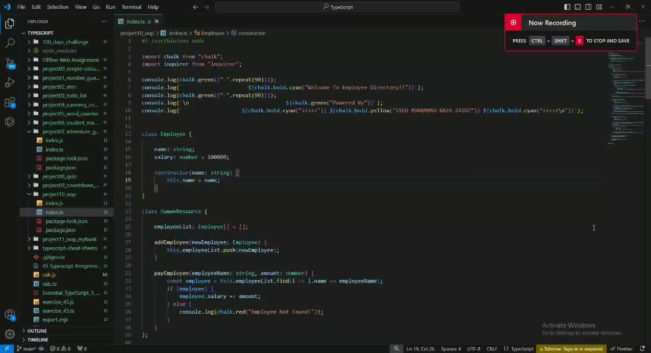 Syed Muhammad Raza Zaidi on LinkedIn: My eleventh CLI project Syed Muhammad Raza Zaidi on LinkedIn: My eleventh CLI project