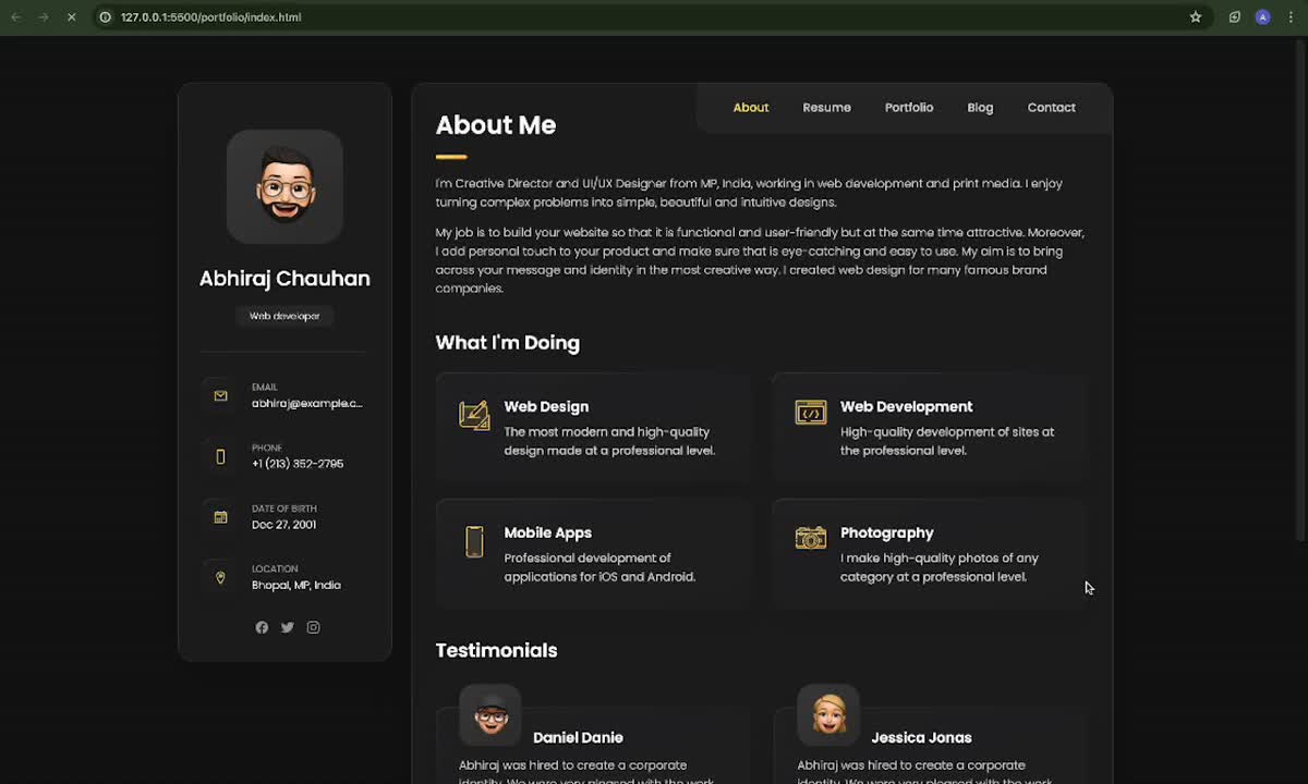 ABHIRAJ CHAUHAN on LinkedIn: #webdev #portfolio #html #css #javascript ... ABHIRAJ CHAUHAN on LinkedIn: #webdev #portfolio #html #css #javascript ...
