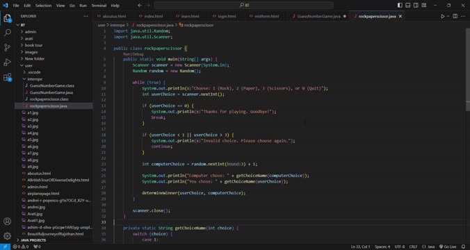 snehal patare on LinkedIn: #java #programming #rockpaperscissors # ... snehal patare on LinkedIn: #java #programming #rockpaperscissors # ...