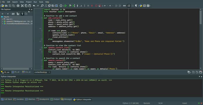 Rehan Ali on LinkedIn: #internship #codsoft #contactbook # ... Rehan Ali on LinkedIn: #internship #codsoft #contactbook # ...
