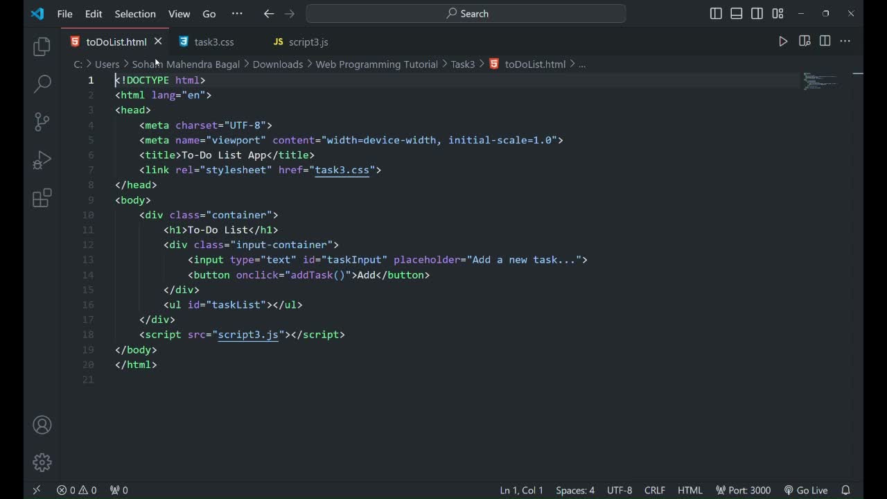 Soham Bagal on LinkedIn: #internship #webdevelopment #javascript #html ... Soham Bagal on LinkedIn: #internship #webdevelopment #javascript #html ...