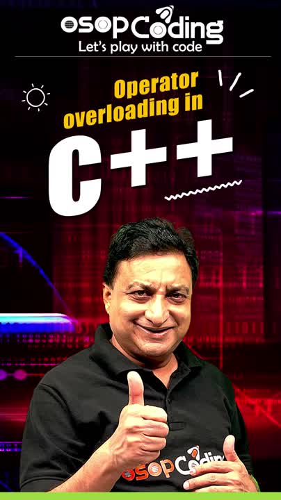 Operator Overloading in c++ | OSOPCoding posted on the topic | LinkedIn Operator Overloading in c++ | OSOPCoding posted on the topic | LinkedIn
