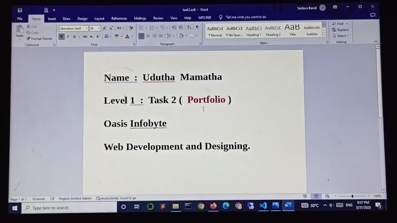 Mamatha Udutha on LinkedIn: #webdevelopment #html #css #oasisinfobyte # ... Mamatha Udutha on LinkedIn: #webdevelopment #html #css #oasisinfobyte # ...