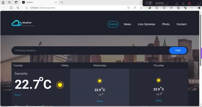 Amgad Ellethy on LinkedIn: weather 🌍 🗺 🌞 Task on HTML & CSS (bootstrap ... Amgad Ellethy on LinkedIn: weather 🌍 🗺 🌞 Task on HTML & CSS (bootstrap ...